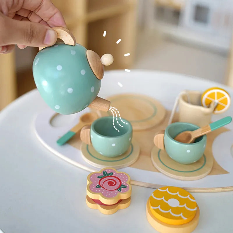 Montessori Children Tea Set | Kid Tea Set | Montessori Toys ...