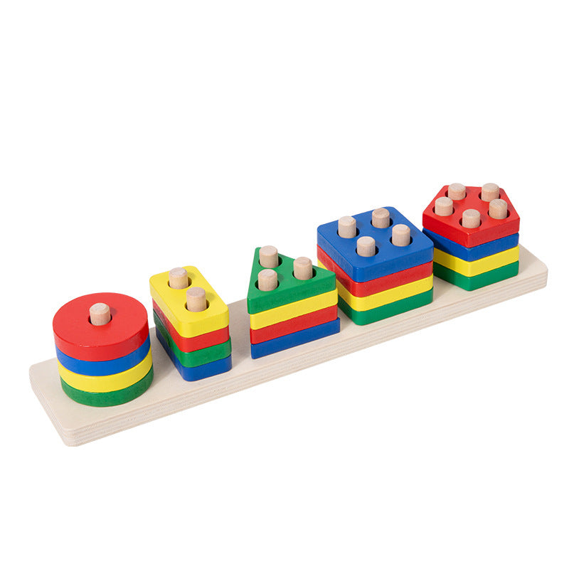 Wooden Sorting Blocks | Kids Stacking Toys | Montessori Toys ...